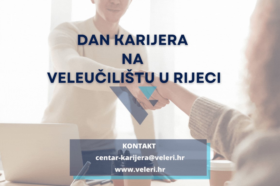 Predstavite se na Danu karijera na Veleučilištu u Rijeci koji će se ...